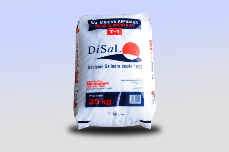 Sal T-1 Marina Seca Disal | Grano Fino 1mm | Industria Alimentaria
